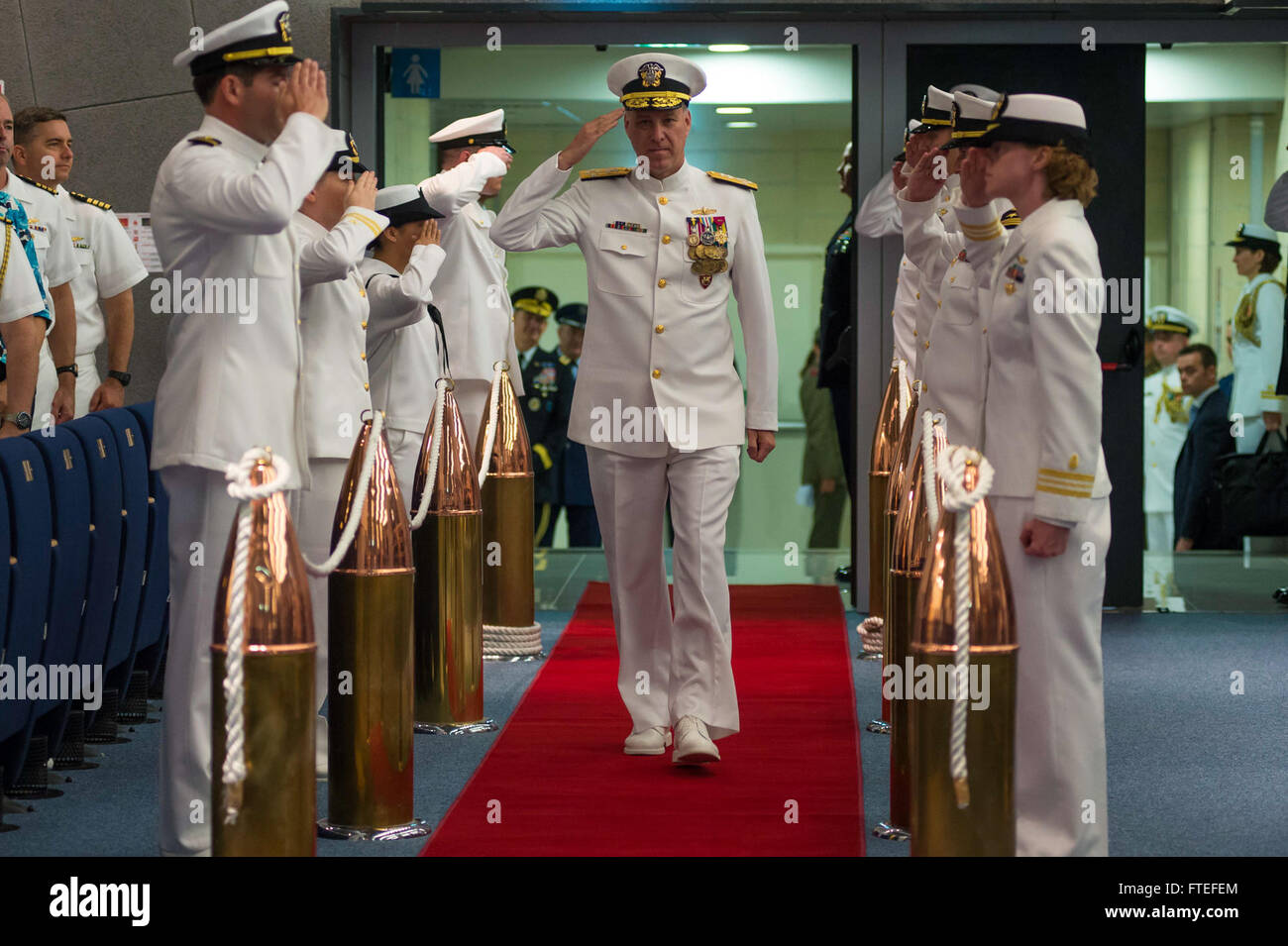 Formal change command ceremony hi-res stock photography and images - Alamy