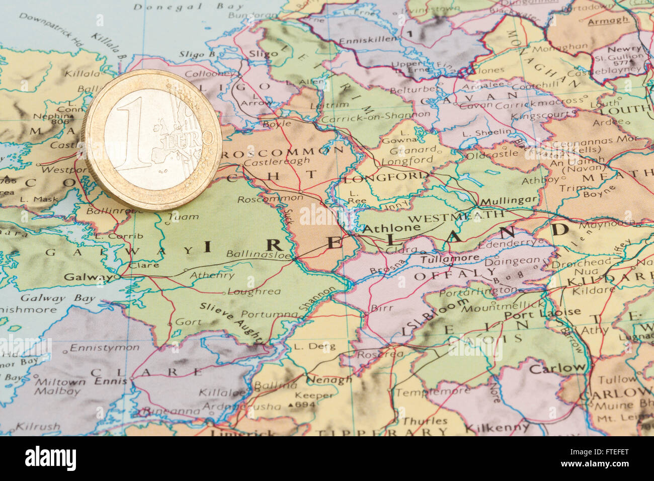 Coin currency money ireland hi-res stock photography and images - Alamy