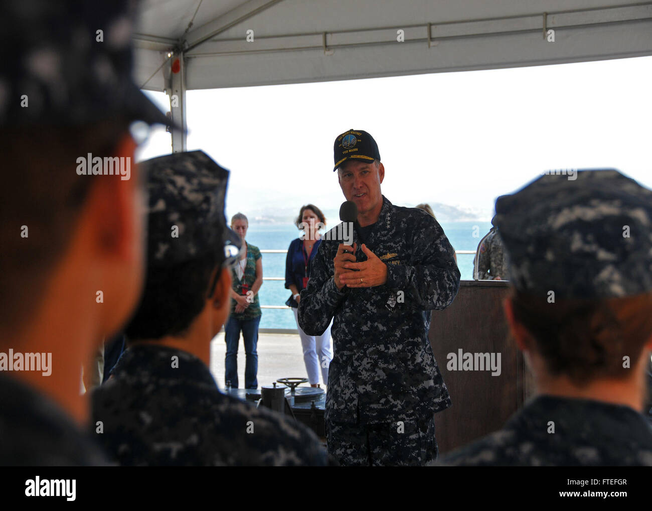 Adm. Mark Ferguson, commander of U.S. Naval Forces Europe-Africa ...