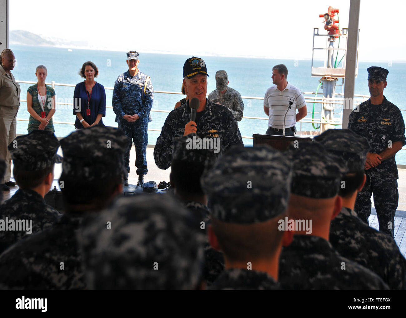 GAETA, Italy (July 25, 2014) - Adm. Mark Ferguson, commander, U.S ...