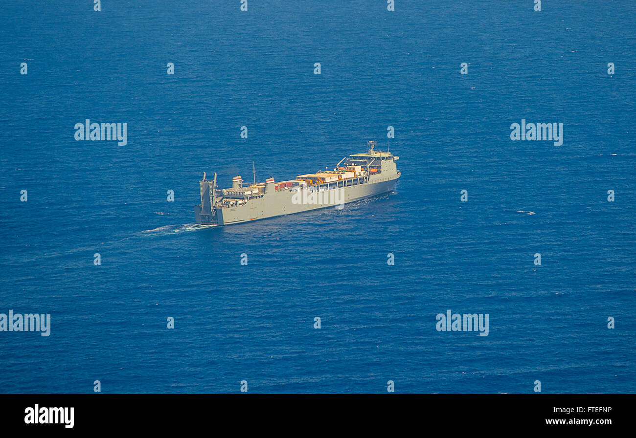 The MV Cape Ray (T-AKR 9679), a U.S. government-owned container ship ...