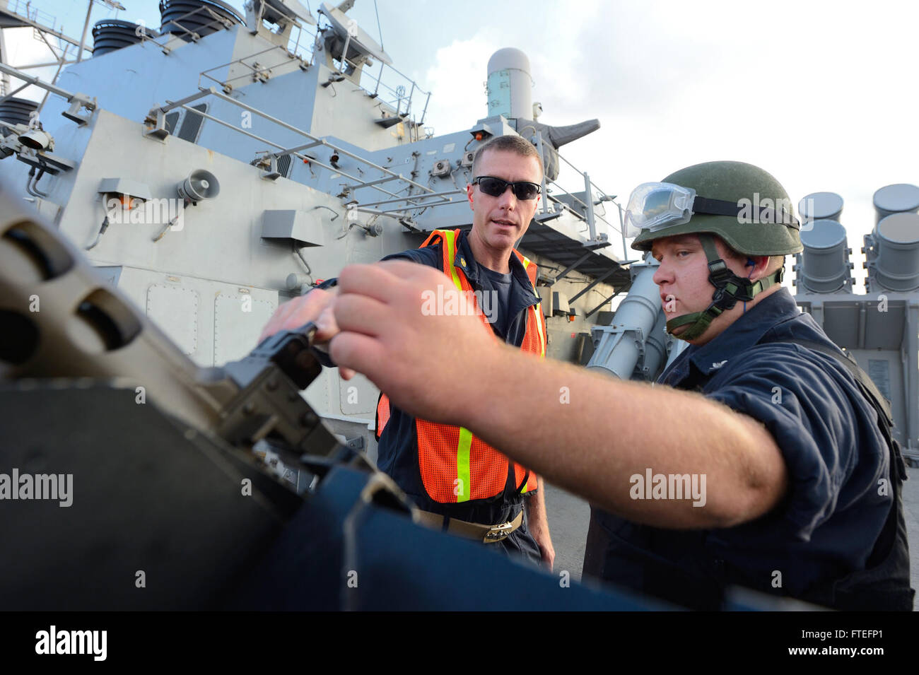 140812-N-IY142-436 MEDITERRANEAN SEA (Aug. 12, 2014) Chief Fire ...