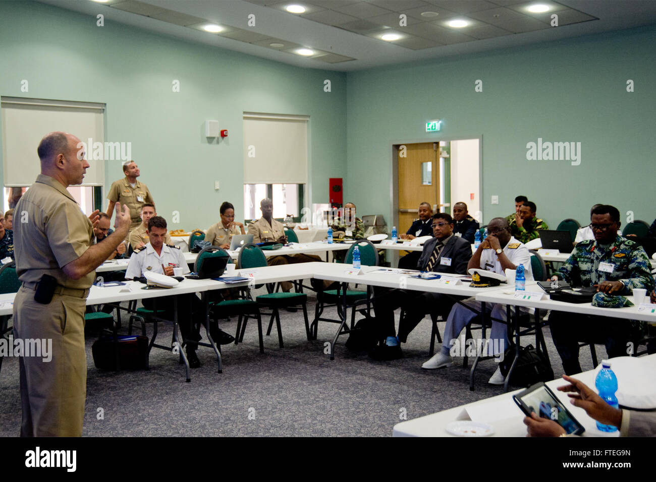 Capt. Mark Lederer, U.S. Naval Forces Europe-Africa engagement director ...