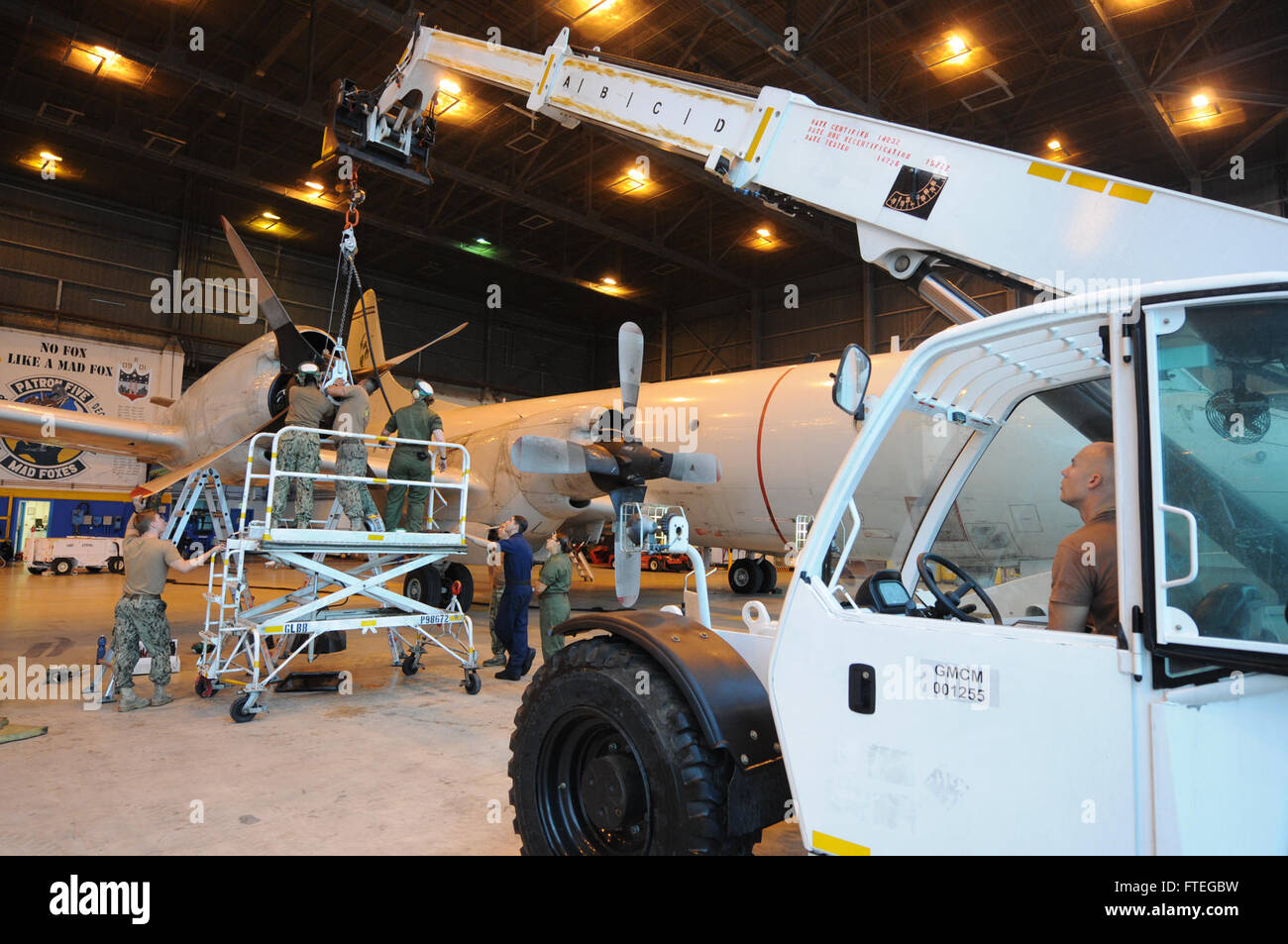 Aviation Machinist’s Mate 2nd Class Jason Conyers is seen operating an ...