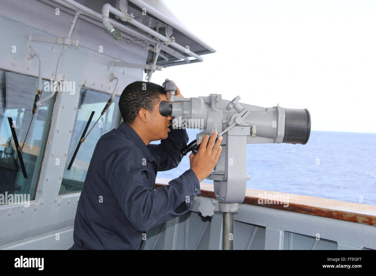 A photograph of Quartermaster Seaman Apprentice Christopher Barnes ...