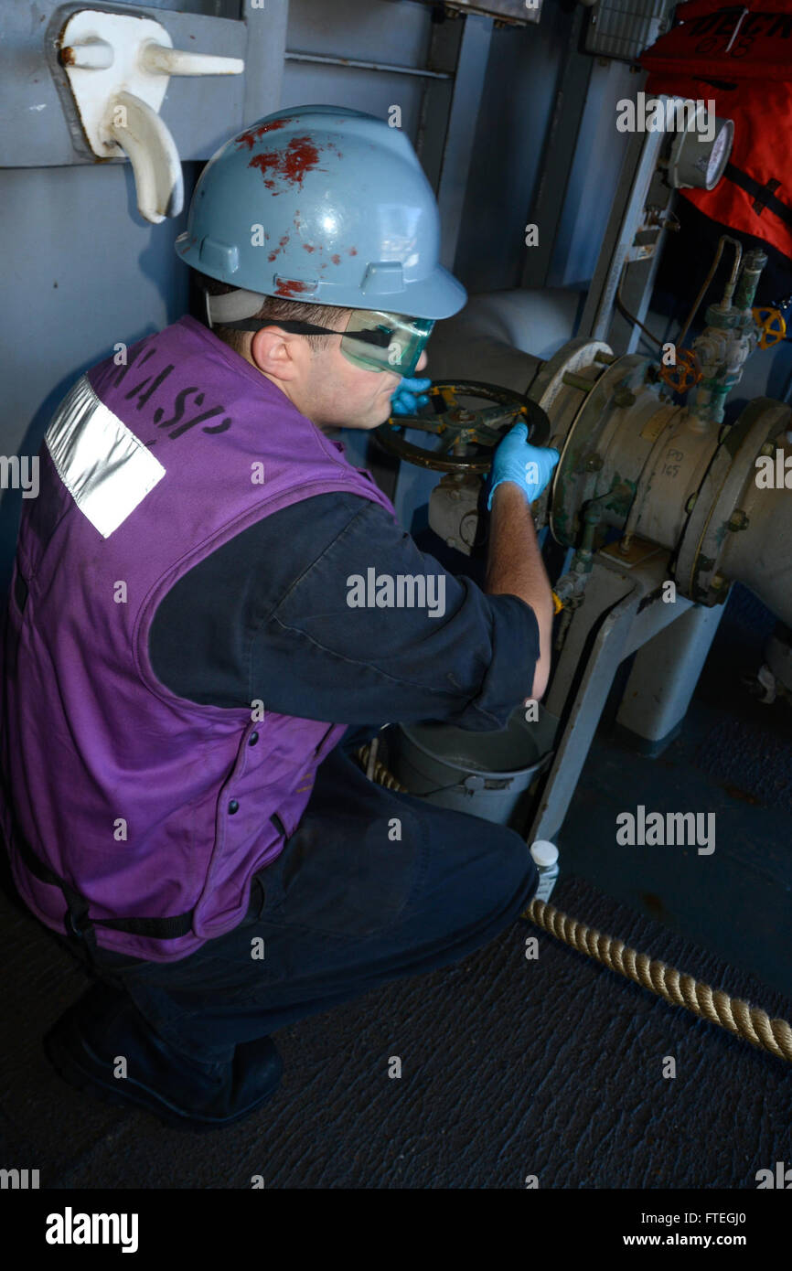 U.S. 6TH FLEET AREA OF RESPONSIBILITY (Oct. 3, 2014) –Machinist’s Mate ...