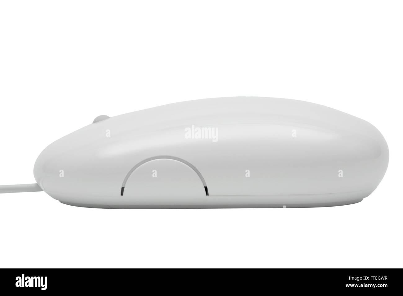 The mouse with a wheel on a white background Stock Photo - Alamy