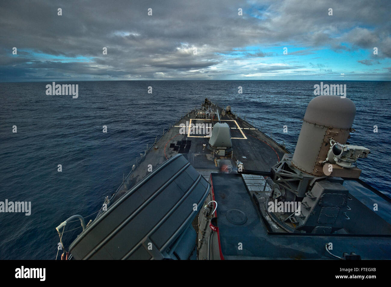 On October 7, 2014, the USS Arleigh Burke (DDG 51), a guided-missile ...