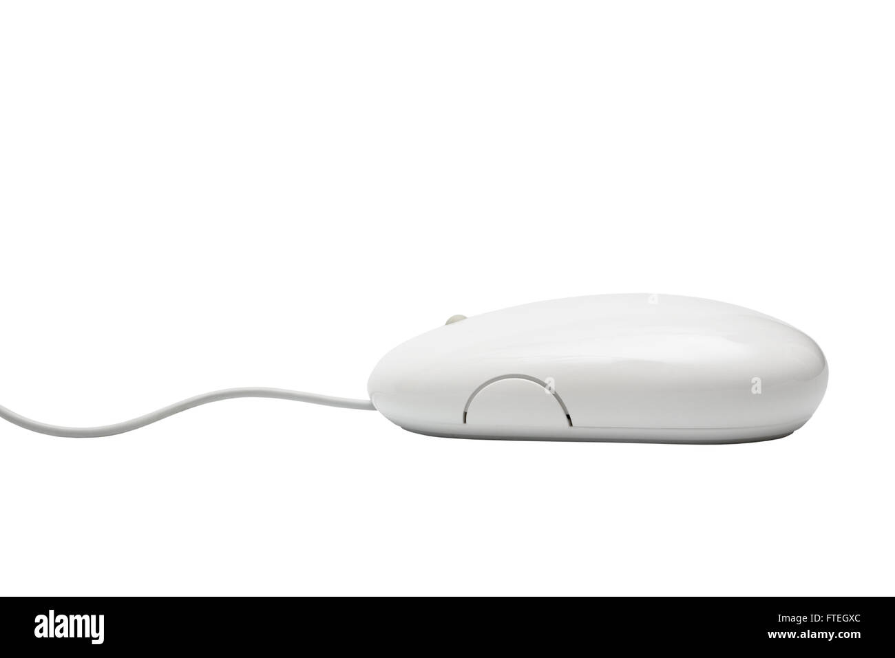 The mouse with a wheel on a white background Stock Photo - Alamy