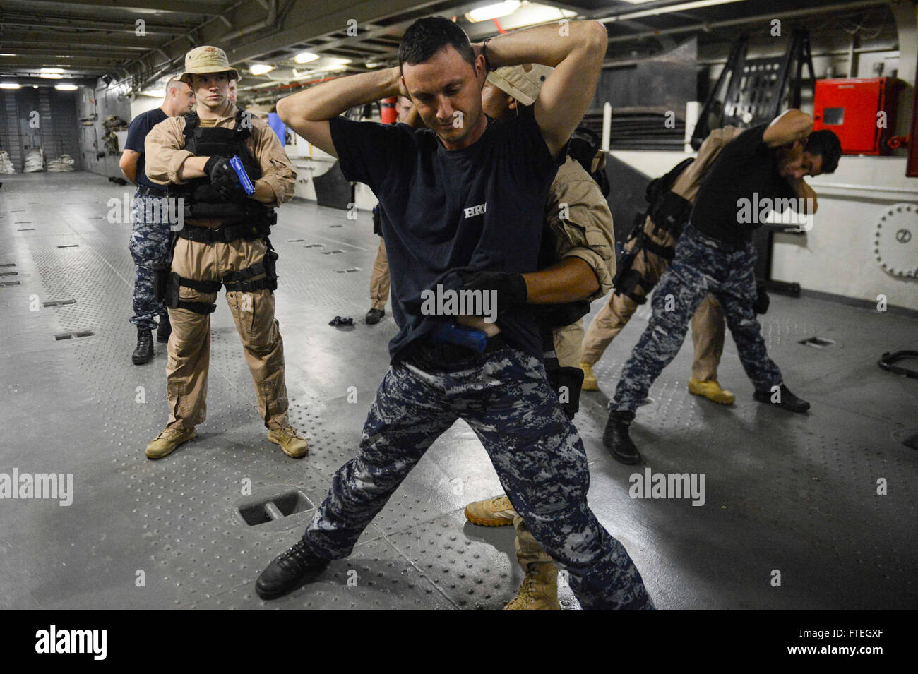 Sailors aboard USS Mesa Verde (LPD 19) participated in joint VBSS ...