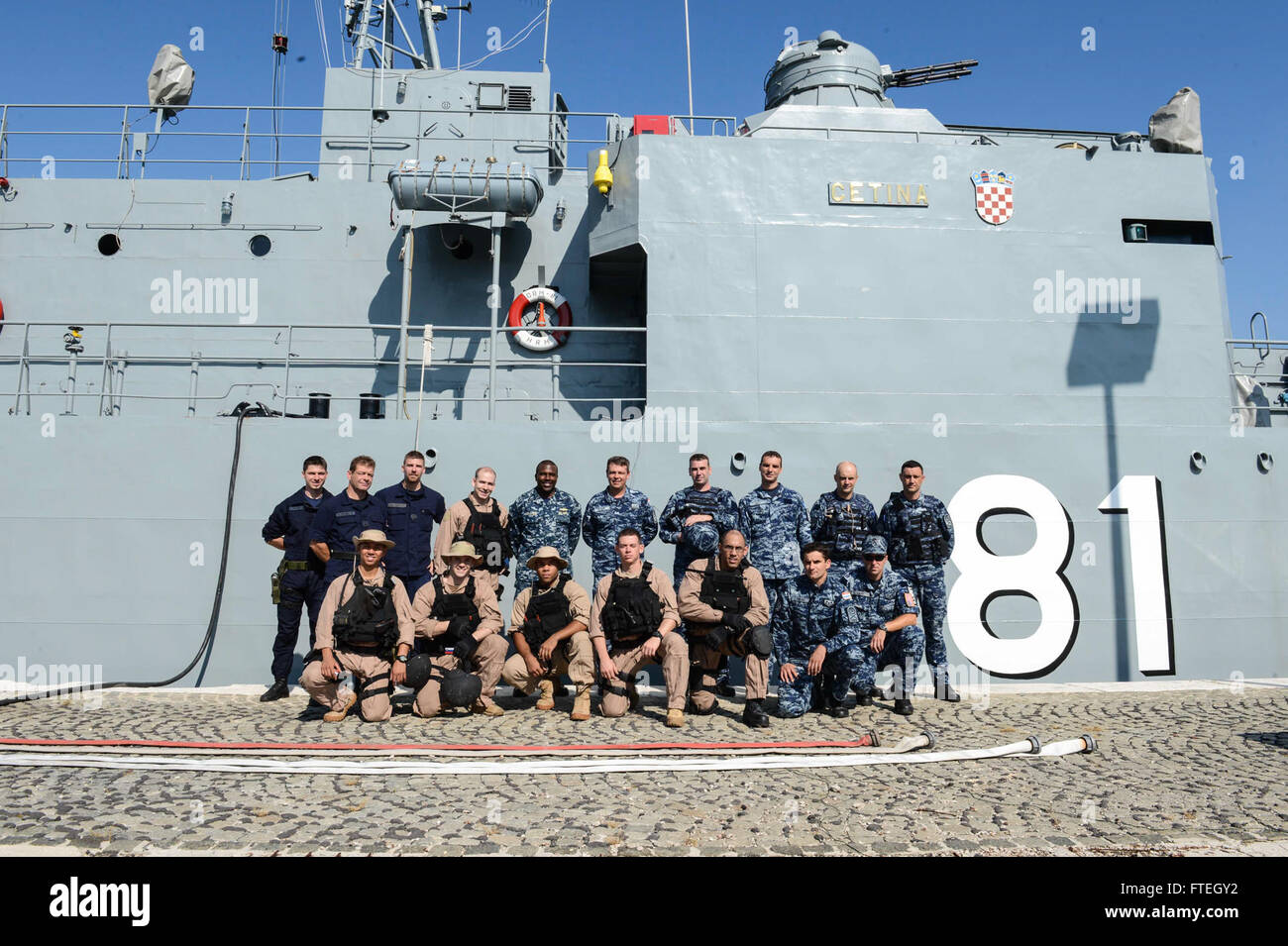 SPLIT, Croatia (Oct. 7, 2014) Sailors from the amphibious transport ...