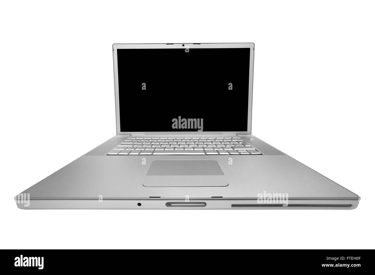 Modern and stylish laptop on a white background Stock Photo - Alamy