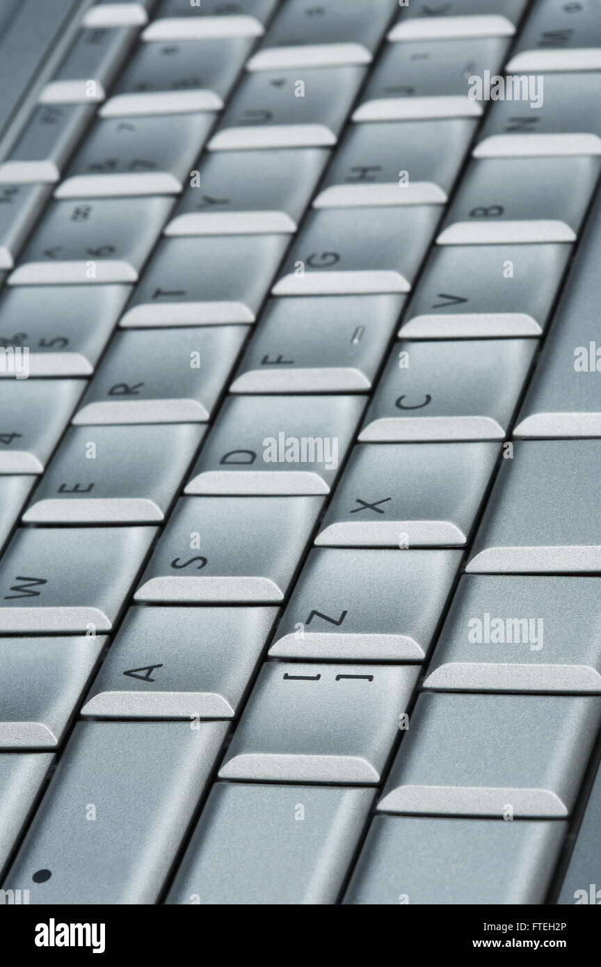 The beautiful keyboard of a modern laptop Stock Photo - Alamy