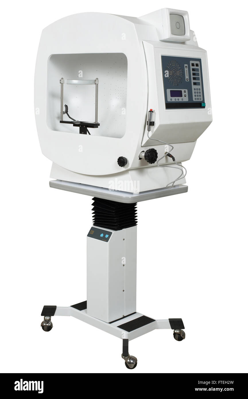 The medical equipment for research of eyes Stock Photo - Alamy