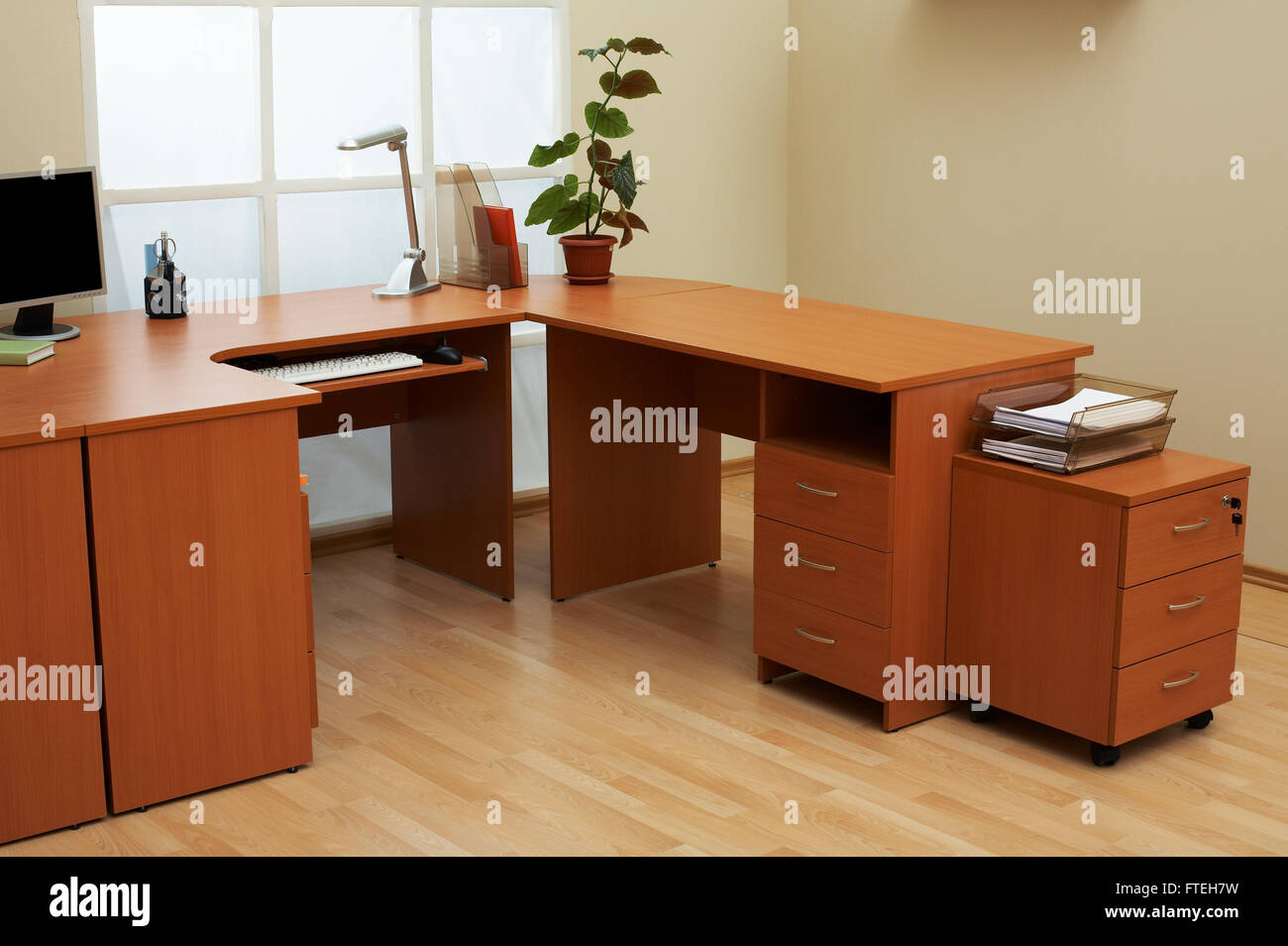 Beautiful conditions at modern and light office Stock Photo - Alamy