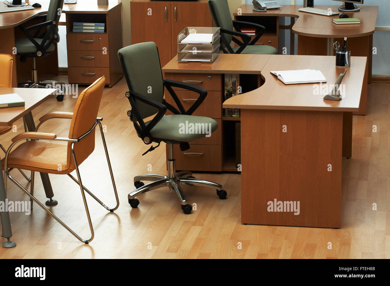 Beautiful conditions at modern and light office Stock Photo - Alamy