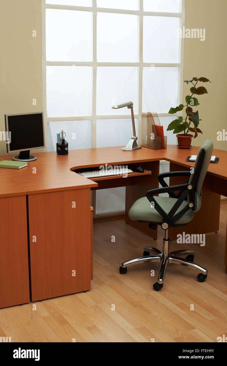 Beautiful conditions at modern and light office Stock Photo - Alamy