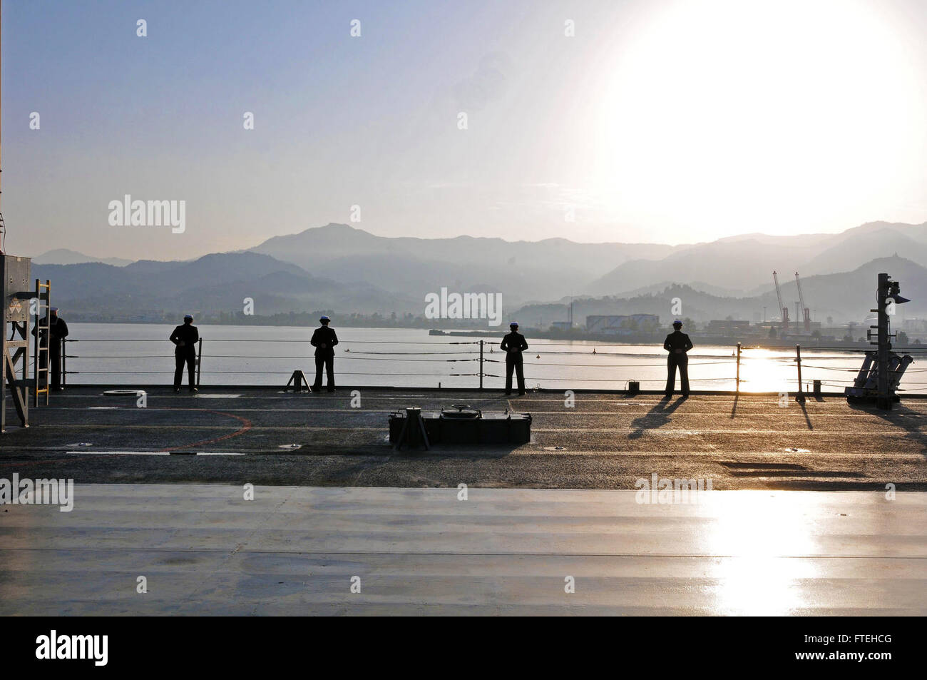 USS Mount Whitney (LCC-20), a U.S. Navy command ship, arrives in Batumi ...