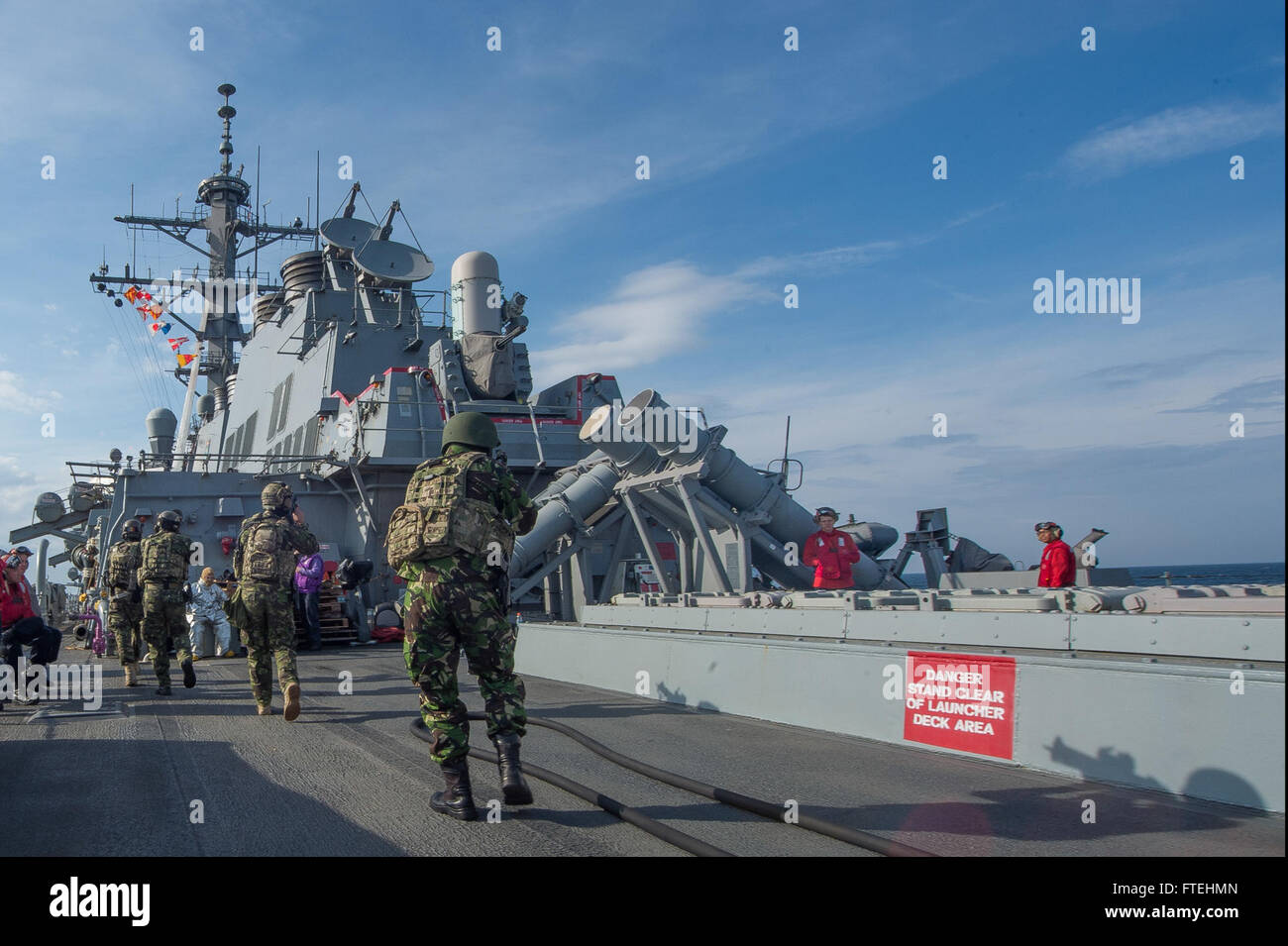 Romanian Navy special forces conduct a visit, board, search, and ...