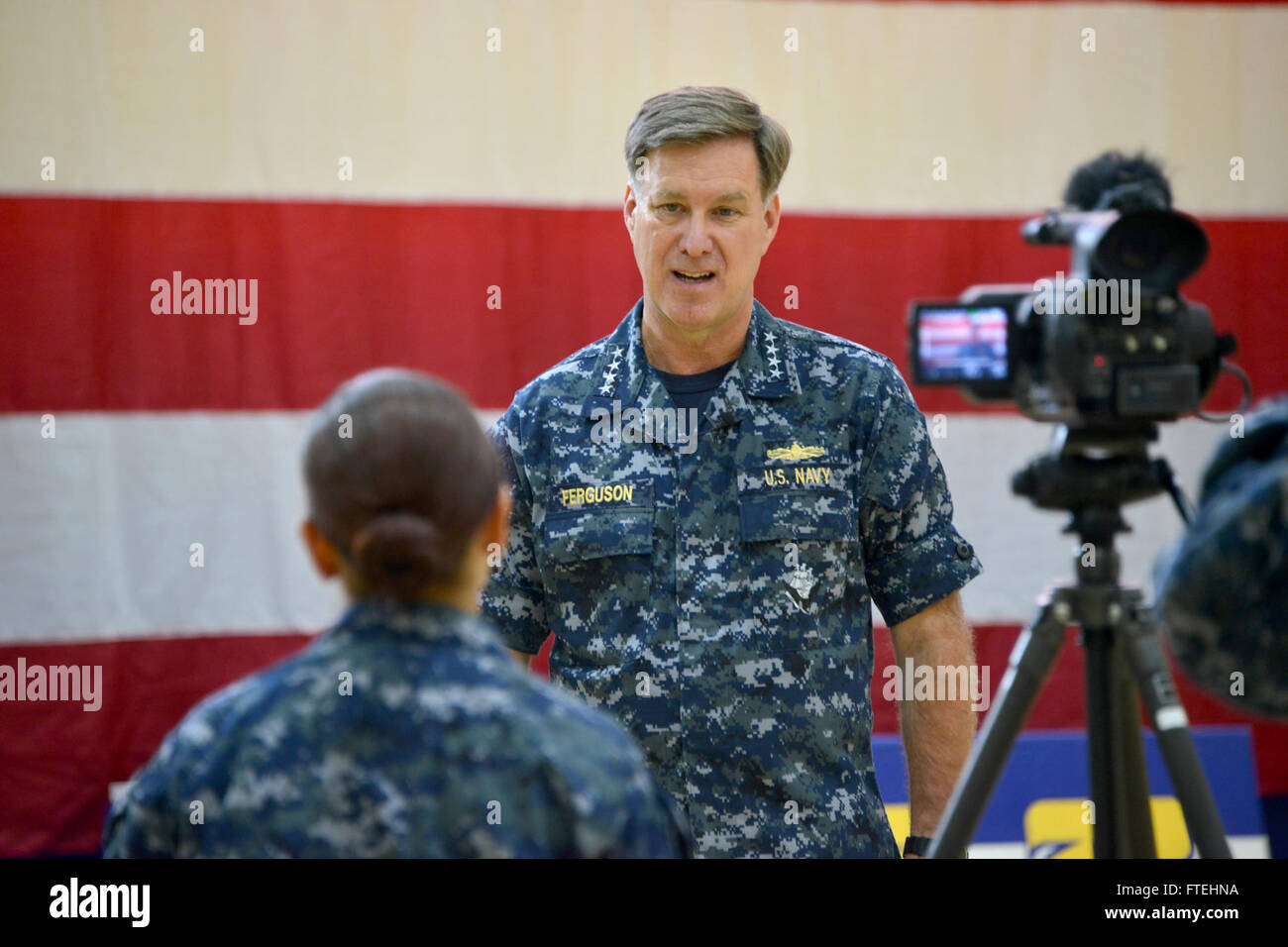 Adm. Mark Ferguson, commander of U.S. Naval Forces Europe-Africa ...