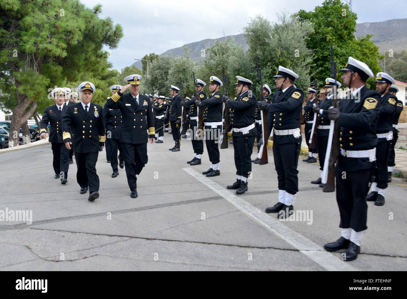 Commander hellenic naval base souda hi-res stock photography and images ...