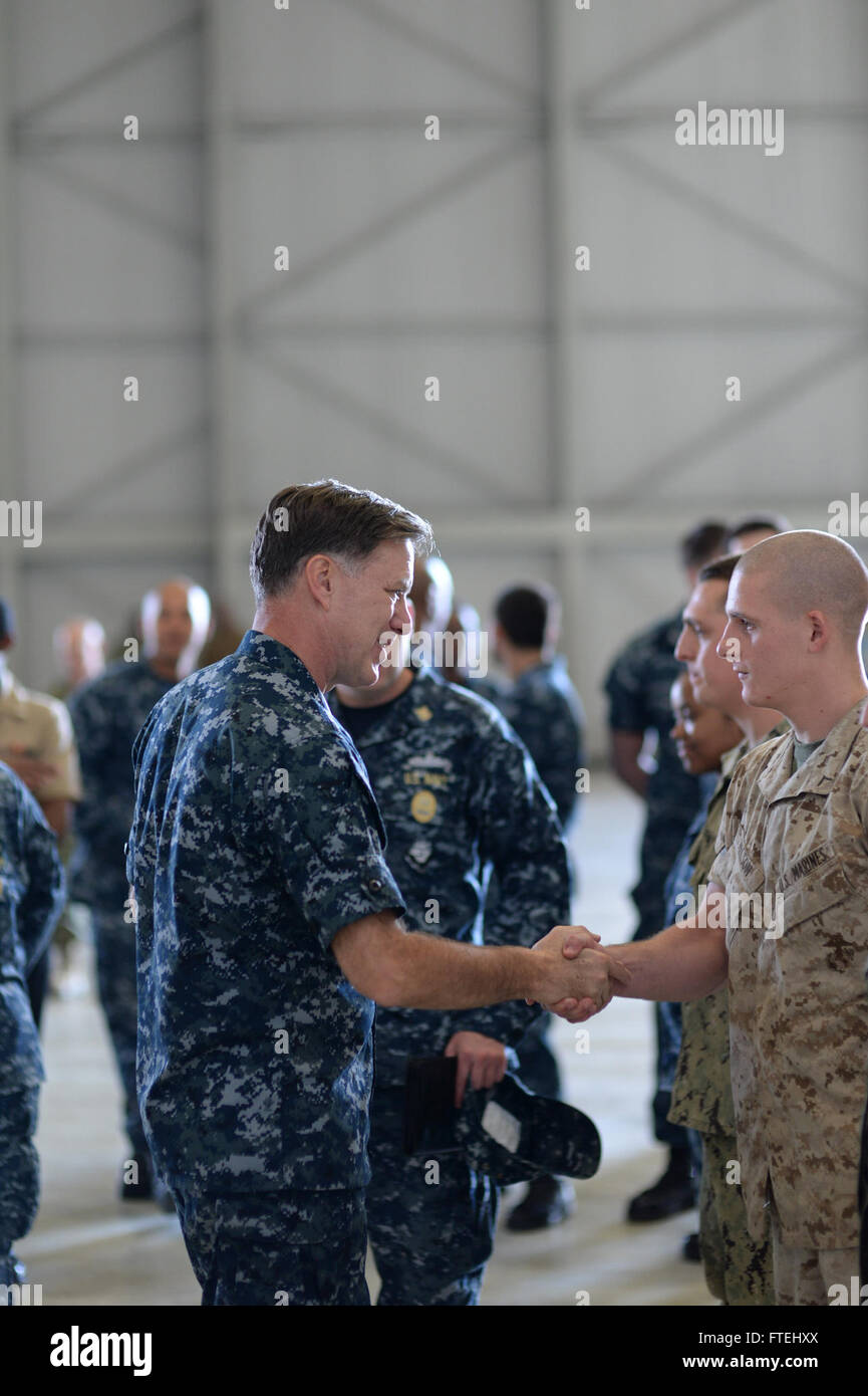 SIGONELLA, Sicily (Oct. 29, 2014) Adm. Mark Ferguson, commander of U.S. Naval Forces Europe ...