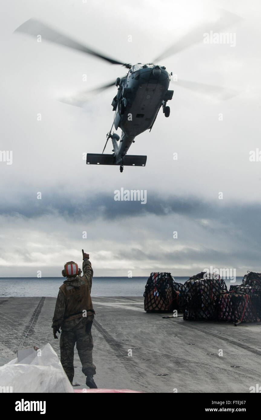 An MH-60S Sea Hawk helicopter, from Helicopter Sea Combat Squadron 28 ...