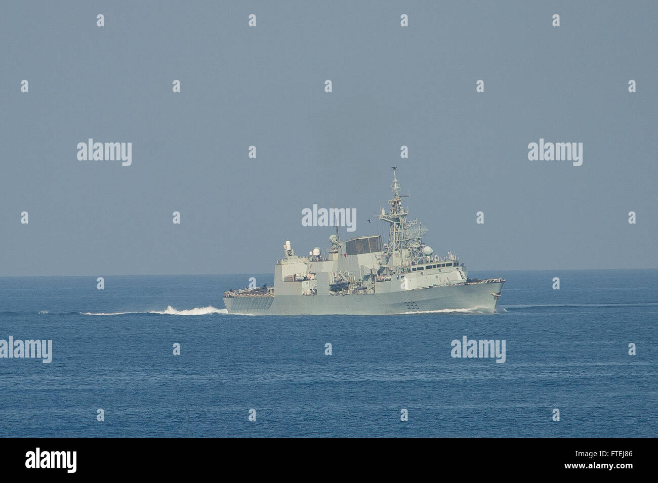 The Canadian Navy's Halifax-class frigate HMCS Toronto (FFH 333) is ...