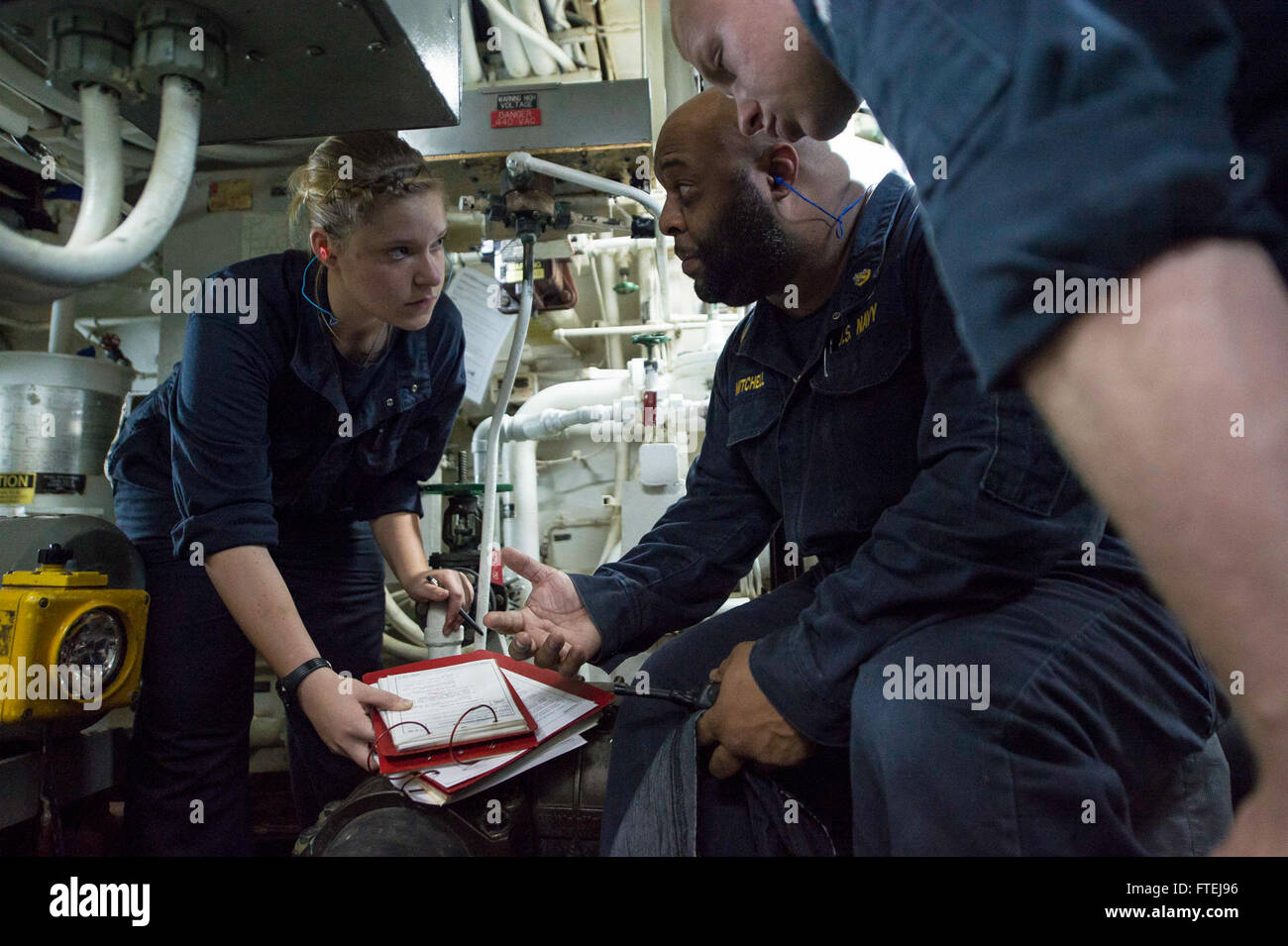 On November 14, 2014, aboard the USS Cole (DDG 67), Senior Chief Gas ...