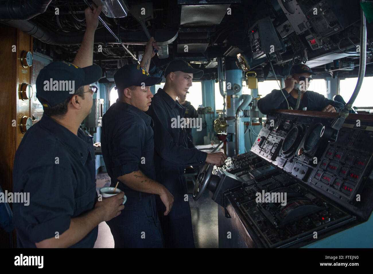Aviation Boatswain's Mate (Handling) Airman William Terry of USS Cole ...