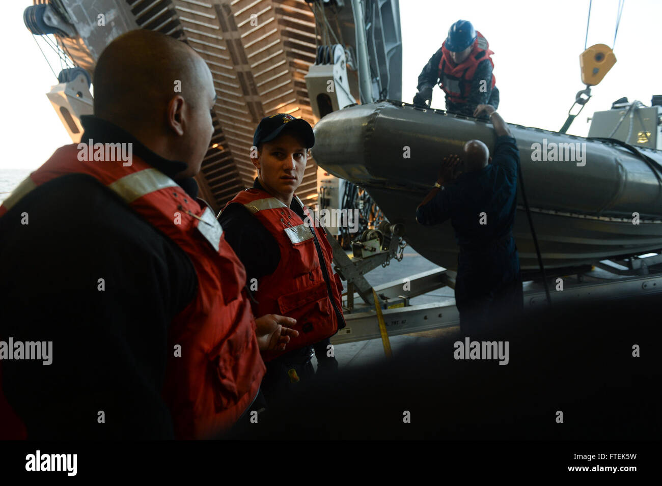 A U.S. Navy and Military Sealift Command operation aboard the USNS ...