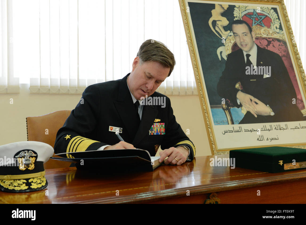 On January 15, 2015, Adm. Mark Ferguson visited Ksar Sghir Naval Base ...