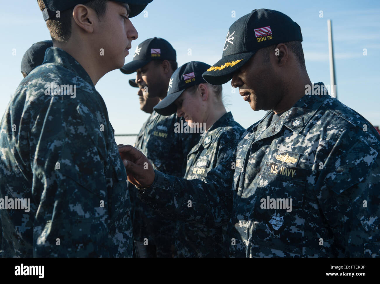 Flight deck uniform hi-res stock photography and images - Alamy
