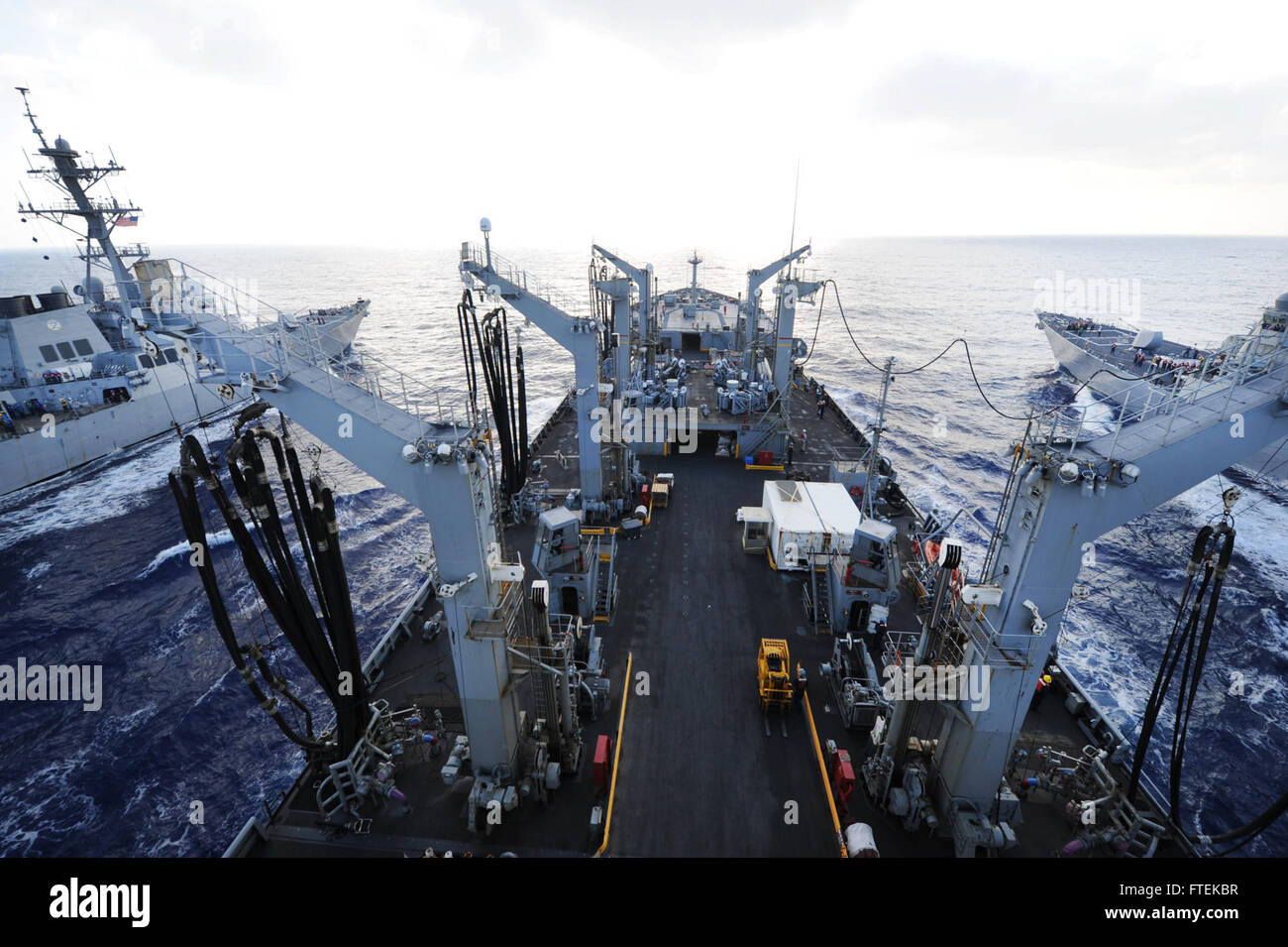 130831-N-AW206-001: MEDITERRANEAN SEA (August 31, 2013) - The Military Sealift Command oiler ...