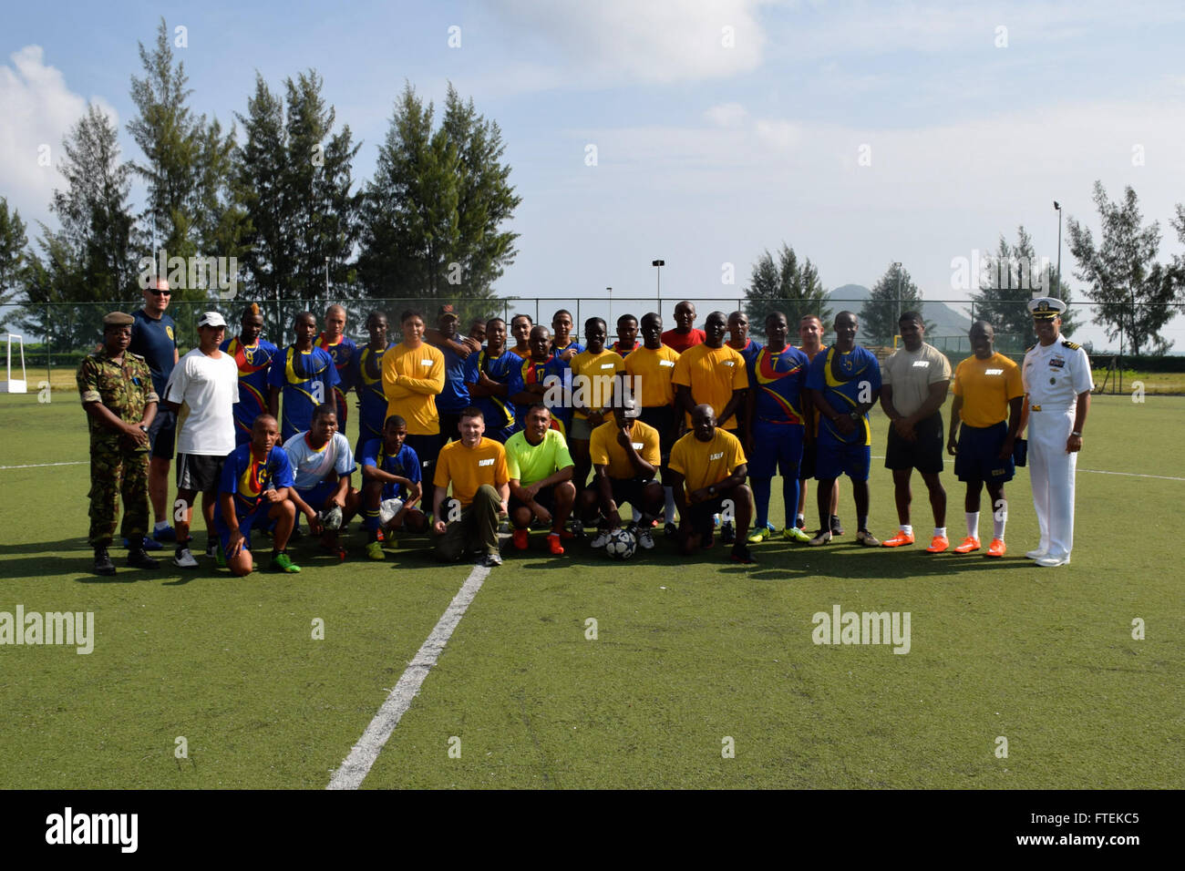U s navy soccer team hi-res stock photography and images - Alamy