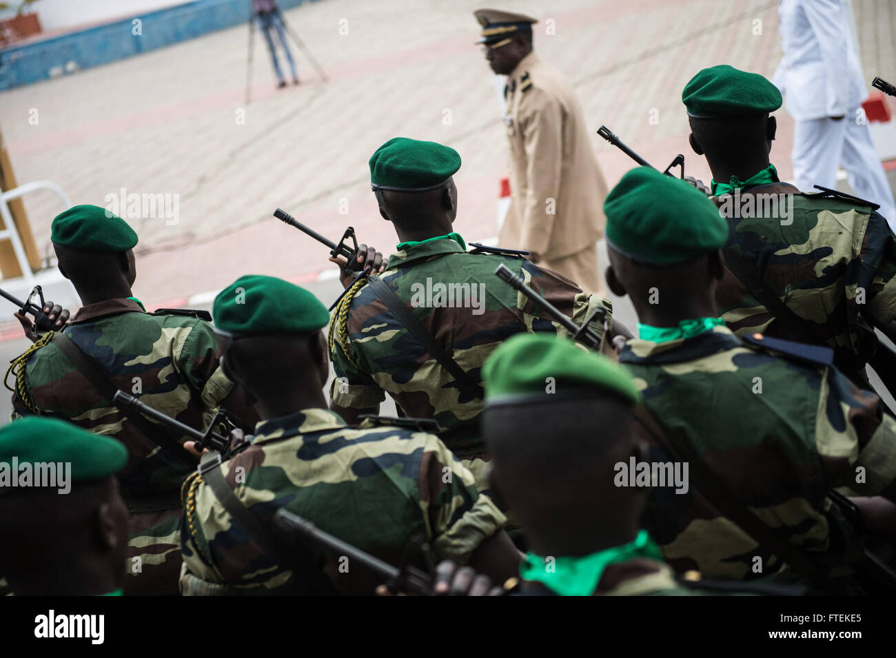Members of the Senegalese military participated in the Senegal Navy ...
