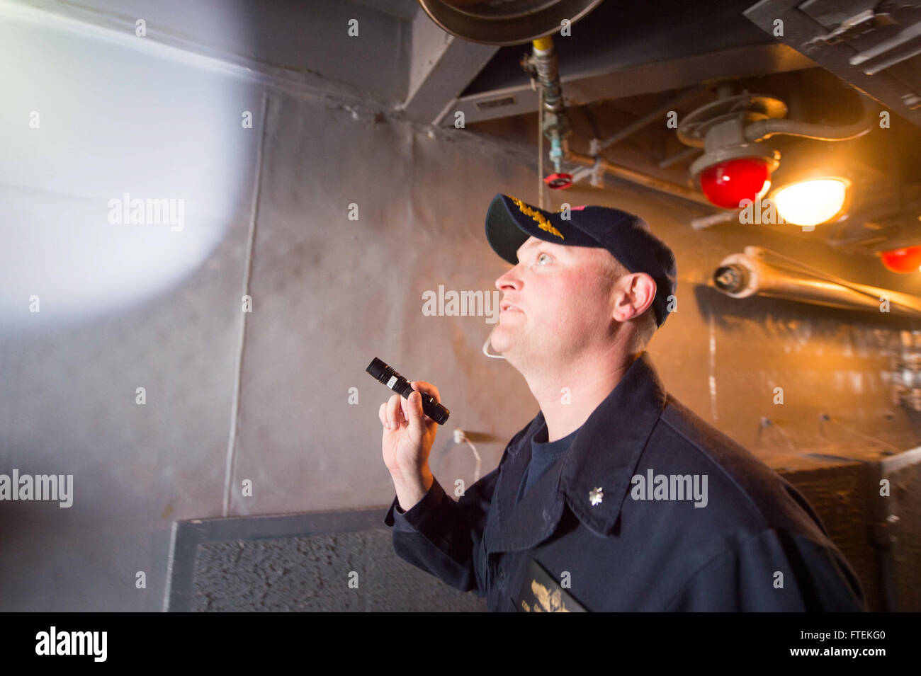 Cmdr. David Wroe of the USS Cole (DDG 67), an Arleigh Burke-class ...