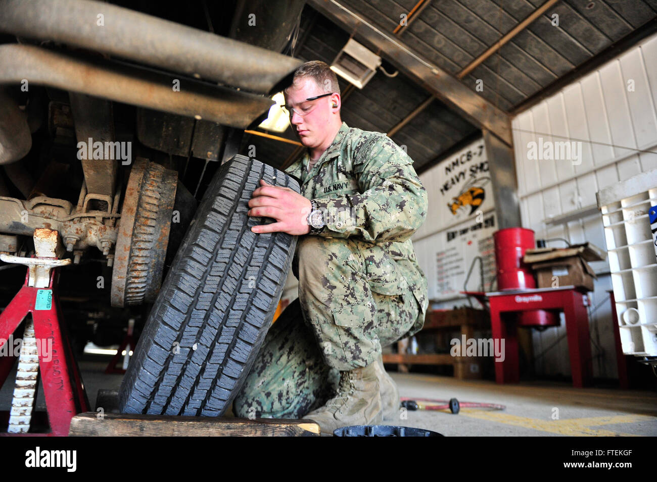 Assigned to naval mobile construction battalion 28 hi-res stock ...