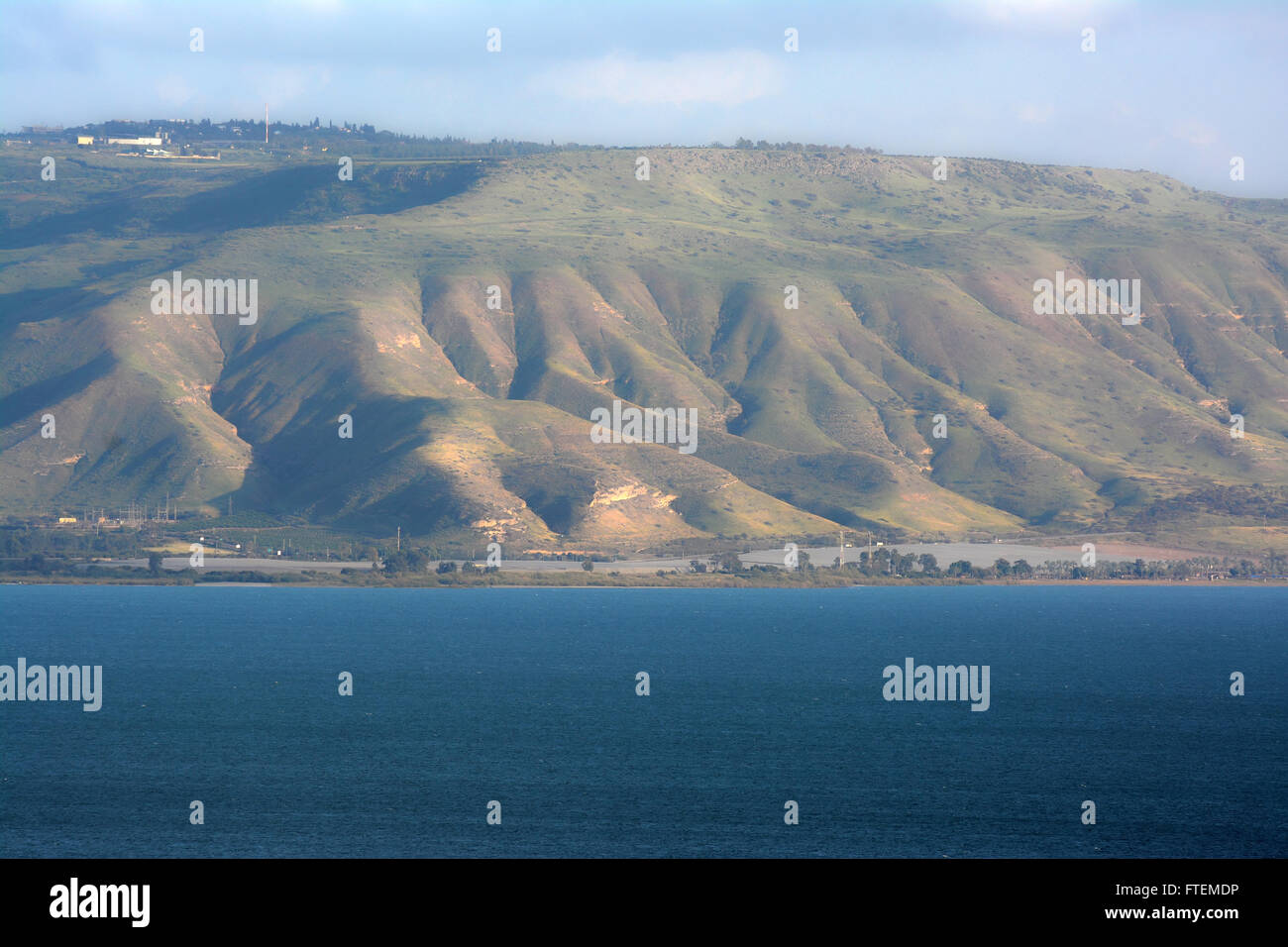 Golan heights and the Sea of Galilee, Israel Stock Photo - Alamy
