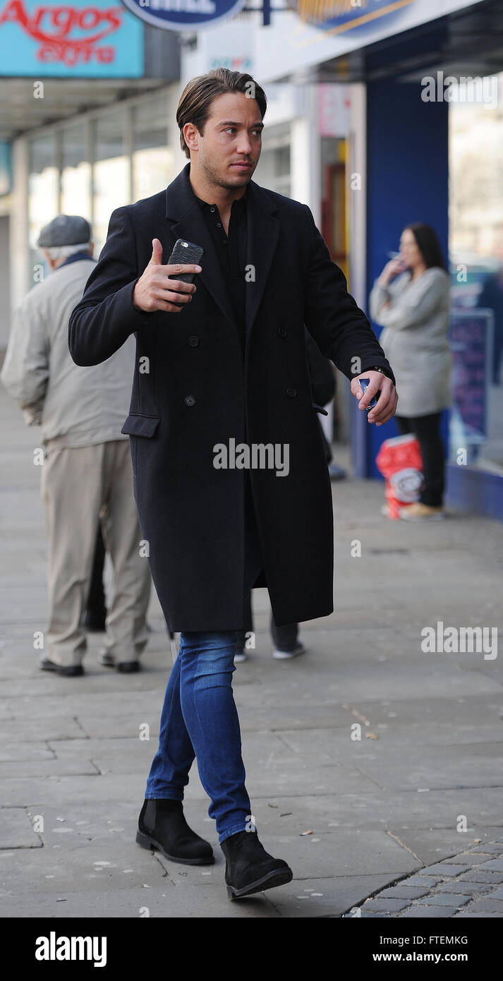 The cast of TOWIE film at Lockies Kitchen in Romford Featuring: James ...