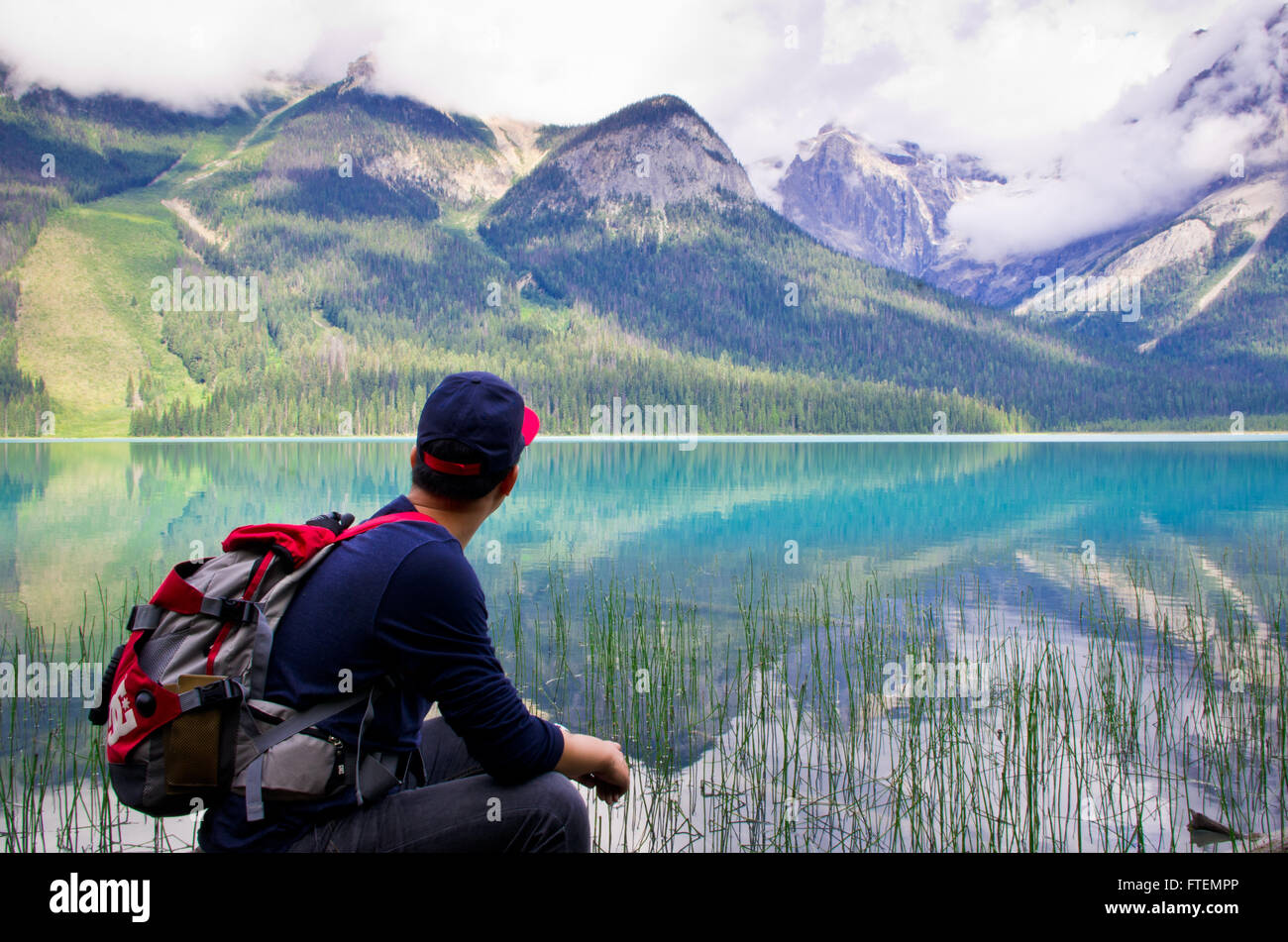beautiful scene in Banff national park, Albert, Canada Stock Photo - Alamy