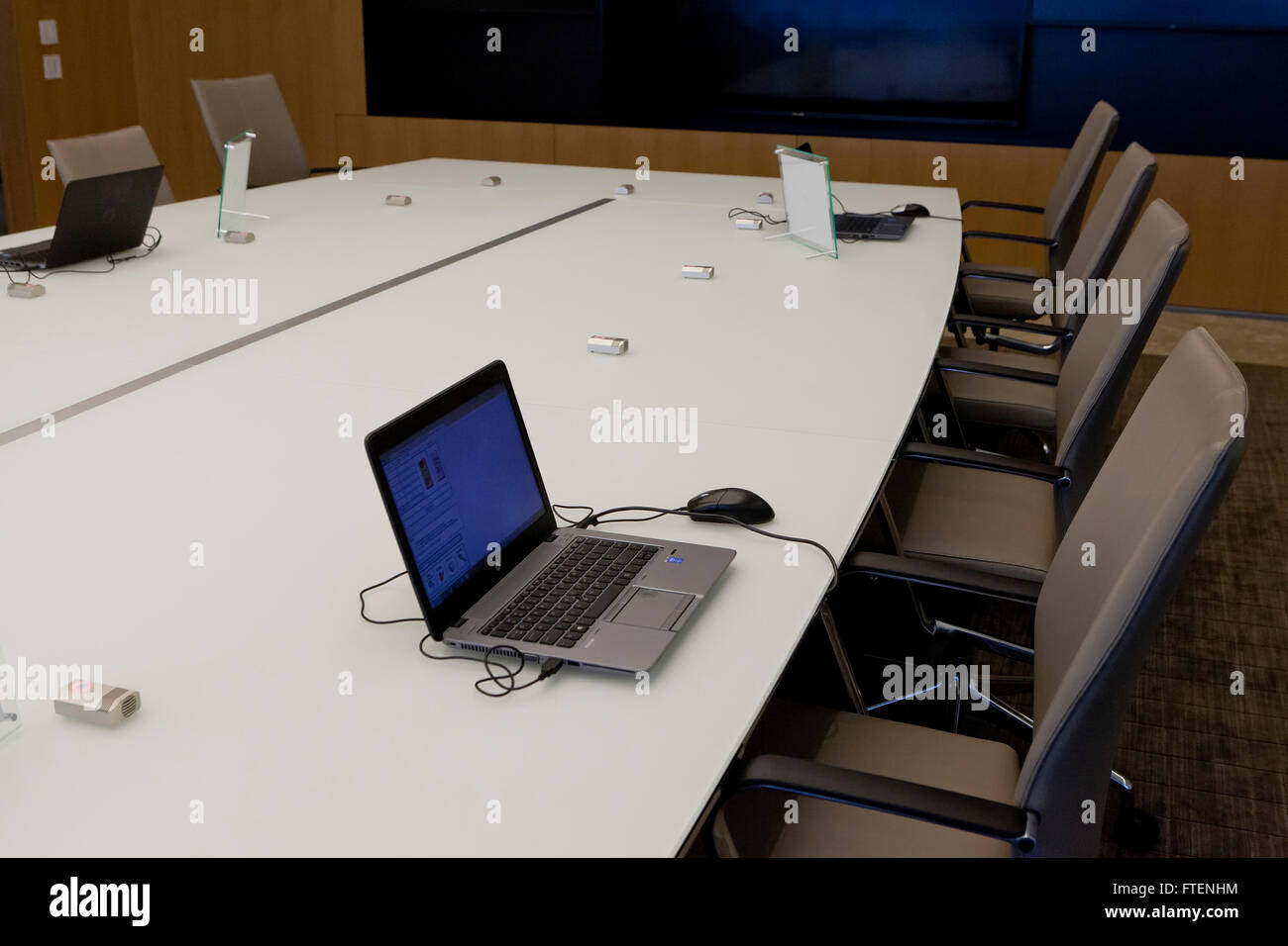 Large empty business conference room - USA Stock Photo - Alamy
