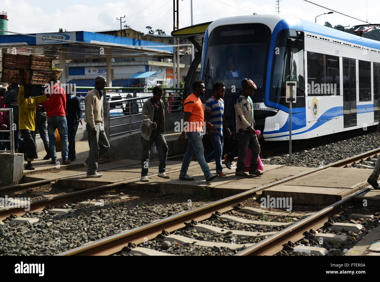 Addis ababa light rail hi-res stock photography and images - Alamy
