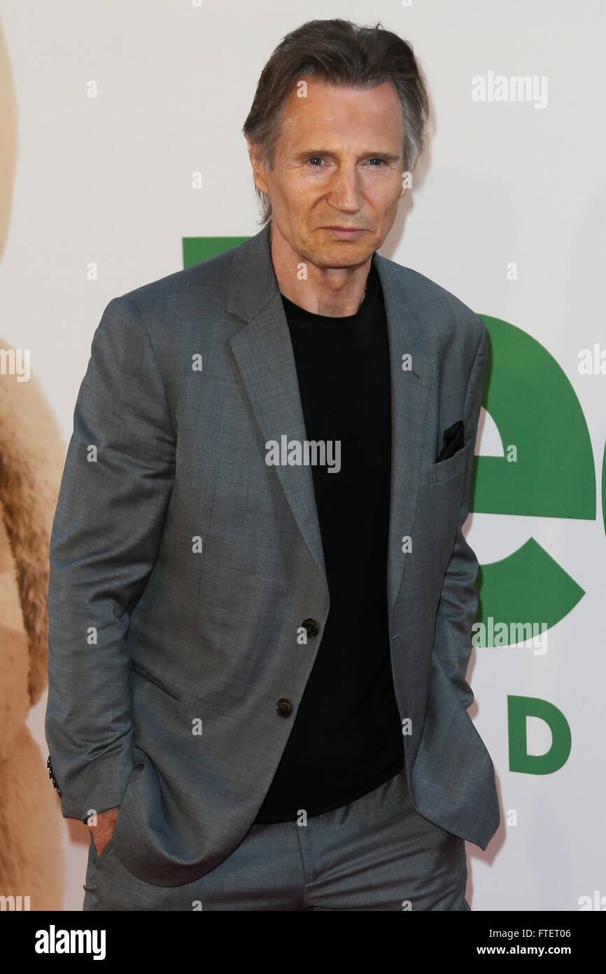NEW YORK-JUN 24: Liam Neeson attends the 'Ted 2' world premiere at the ...