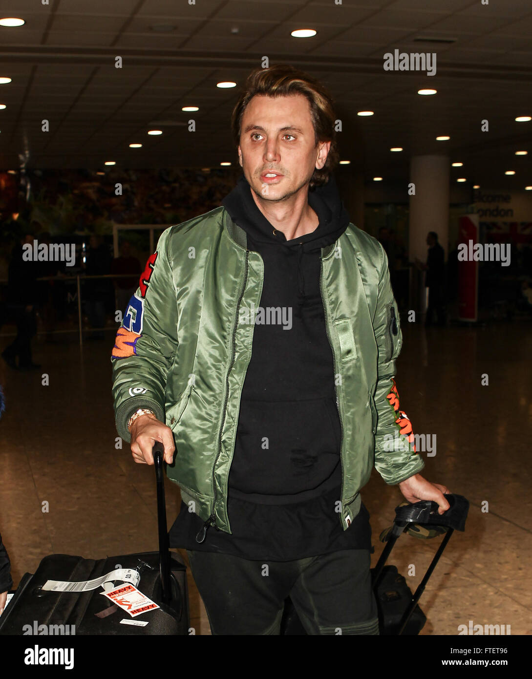 Jonathan Cheban and his girlfriend Anat Popovsky arrive at Heathrow ...