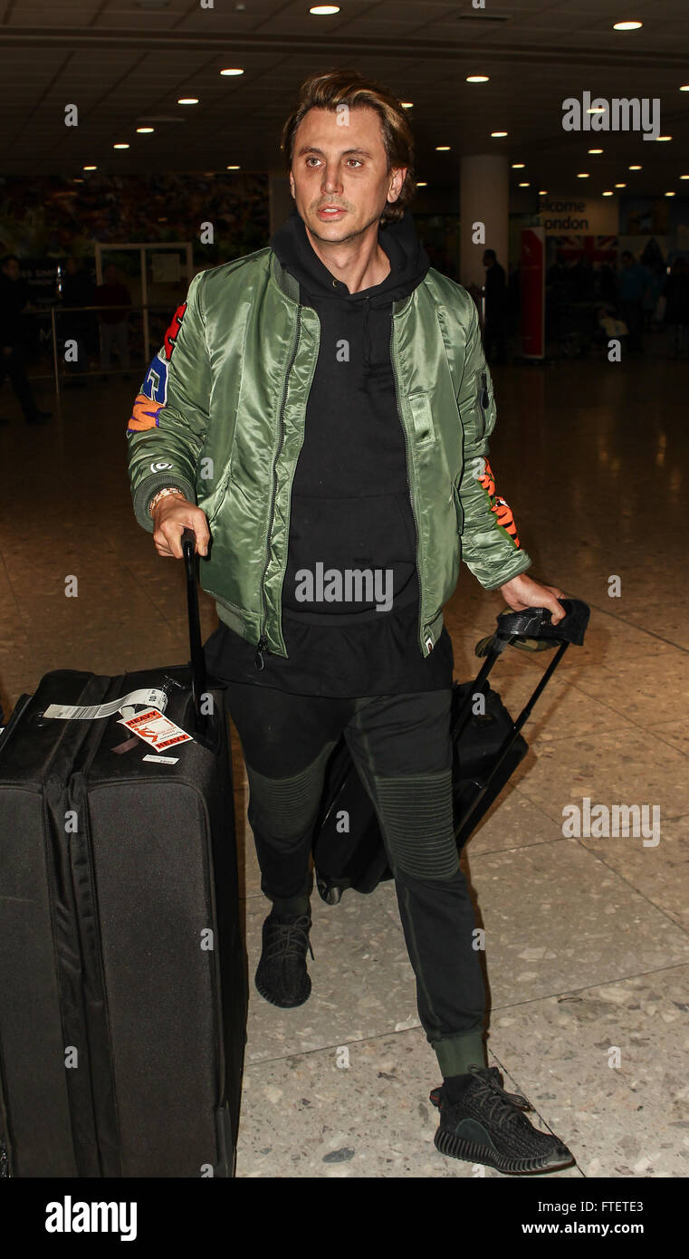 Jonathan Cheban and his girlfriend Anat Popovsky arrive at Heathrow ...