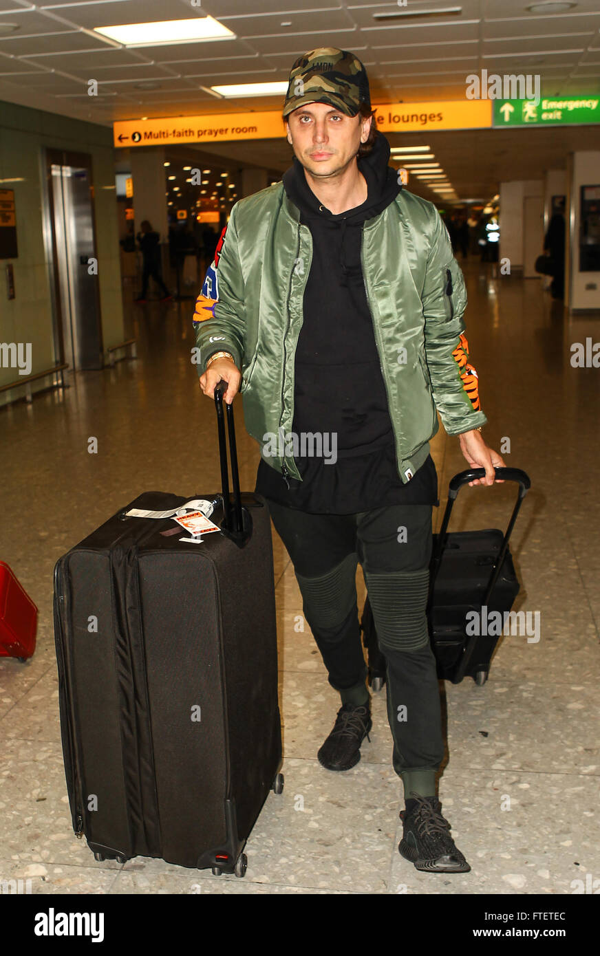 Jonathan Cheban and his girlfriend Anat Popovsky arrive at Heathrow ...