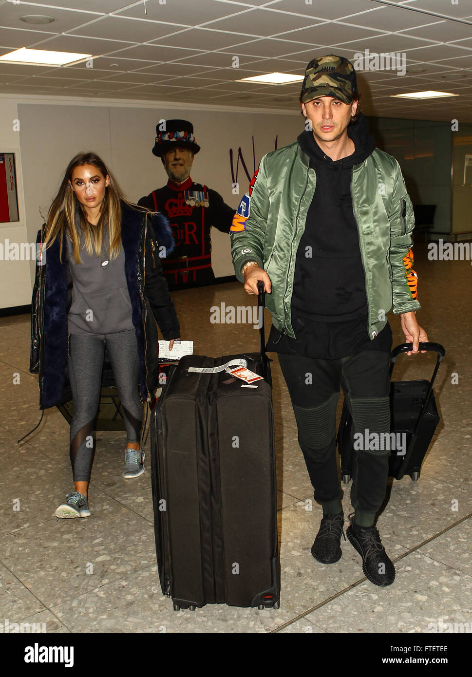 Jonathan Cheban and his girlfriend Anat Popovsky arrive at Heathrow ...