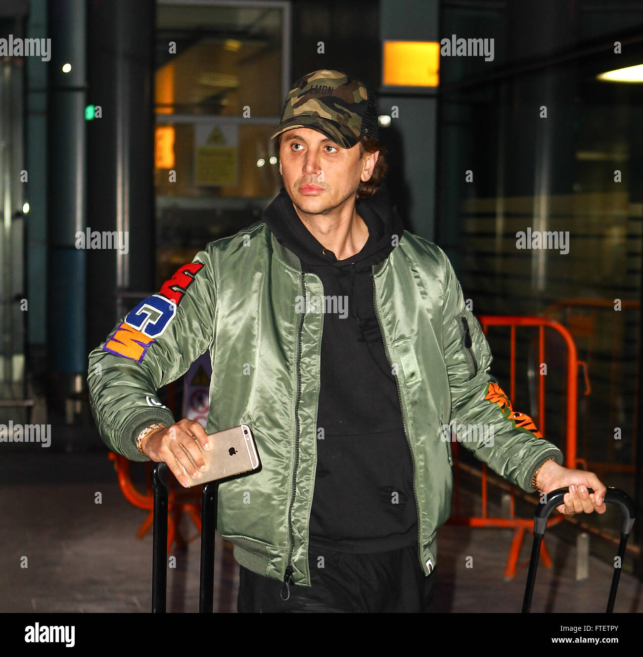 Jonathan Cheban and his girlfriend Anat Popovsky arrive at Heathrow ...