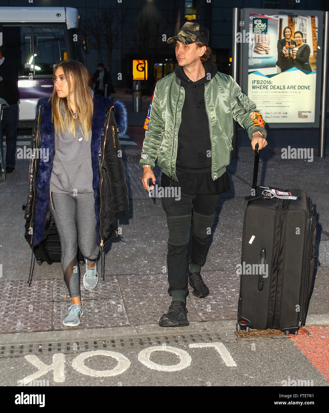 Jonathan Cheban and his girlfriend Anat Popovsky arrive at Heathrow ...